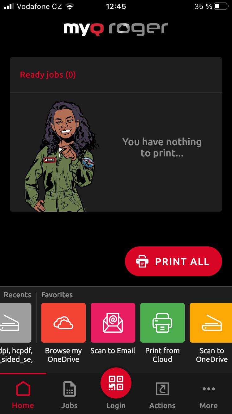 MyQ Roger Mobile app for iOS and Android Devices in 2024